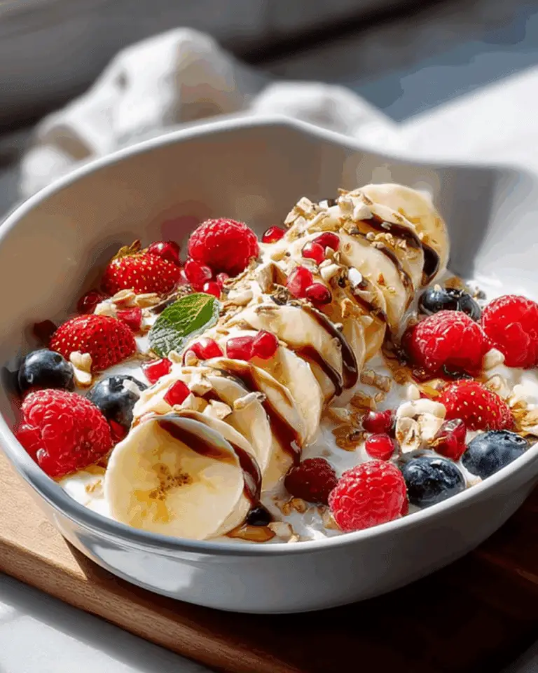 Healthy Breakfast Banana Split Bowl - DairiesFood
