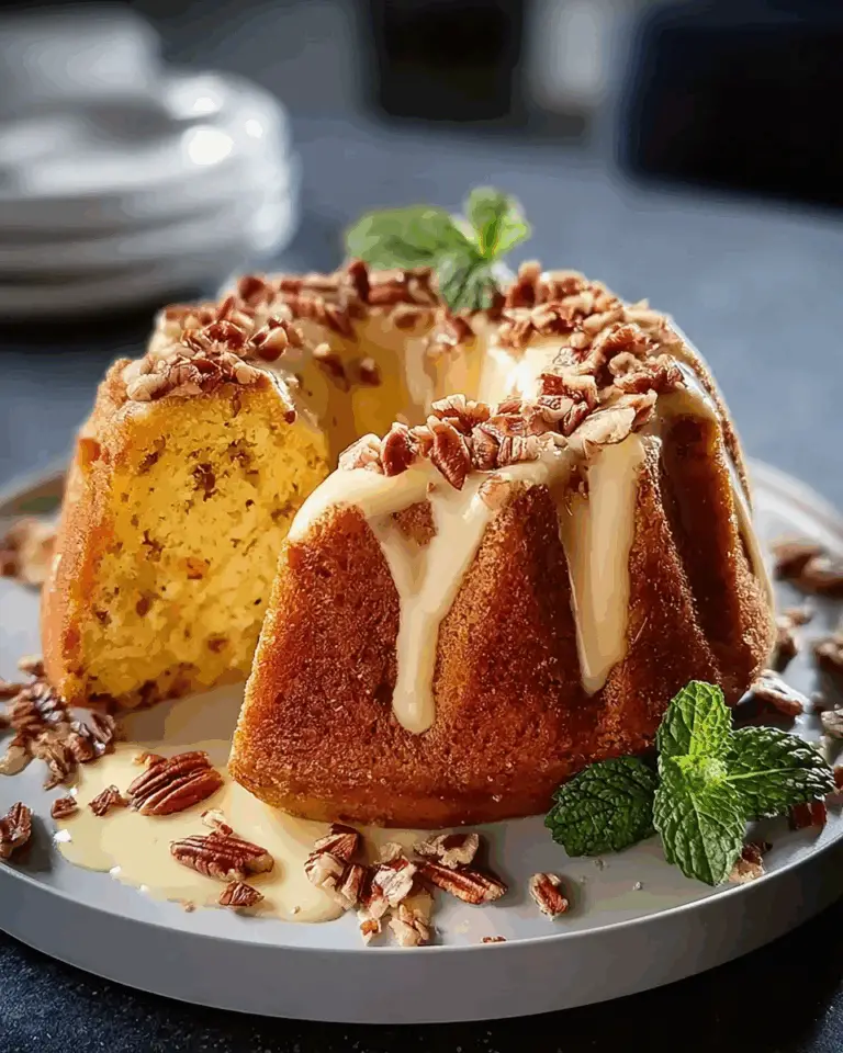 Pineapple Pecan Cream Cheese Pound Cake - DairiesFood