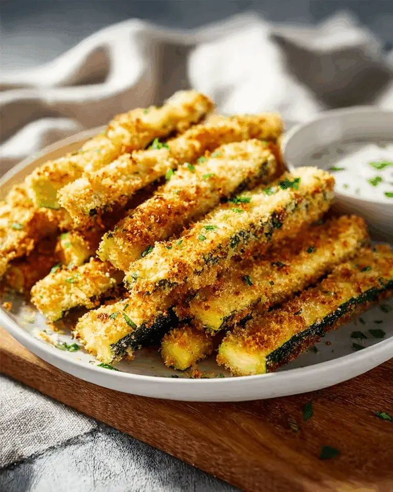 Crispy Baked Parmesan Zucchini Sticks - DairiesFood