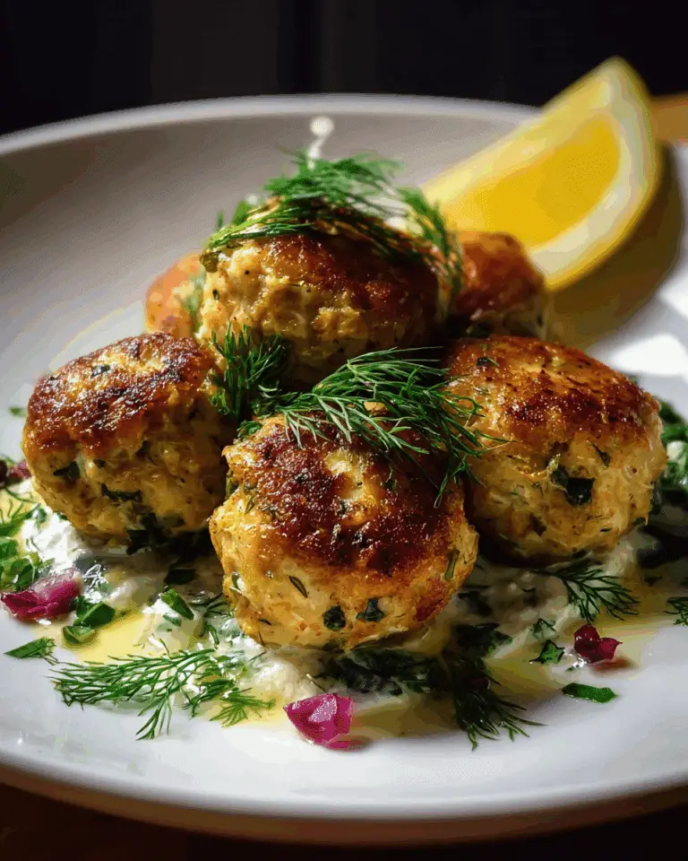 Ricotta-Stuffed Lemon Chicken Meatballs with Dill - DairiesFood